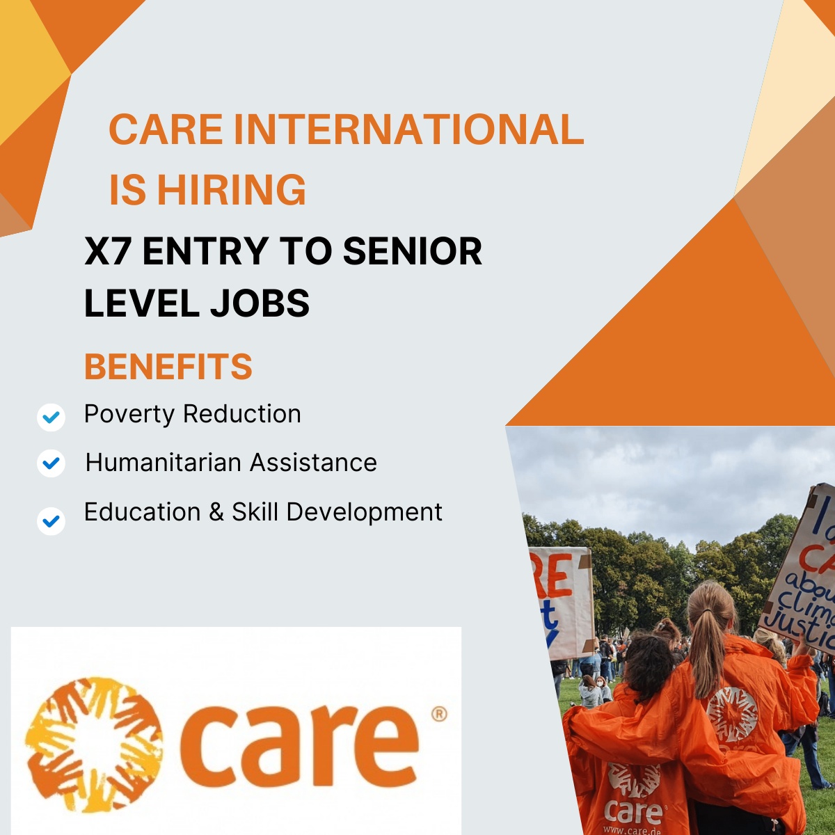 Care International Is Offering x7 Multiple Entry to Senior Level Jobs ...