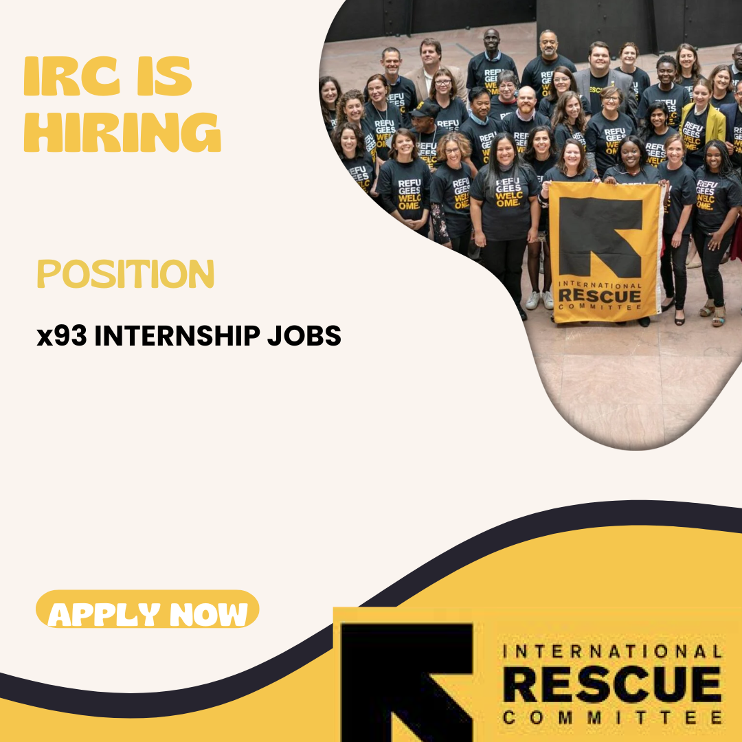 Great Opportunities At IRC For x93 Internship Jobs for 2025. Apply Now ...