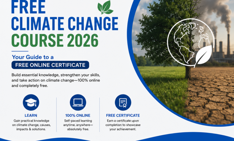 UNDP Free Climate Change Training 2026: Youth for Climate Action E ...