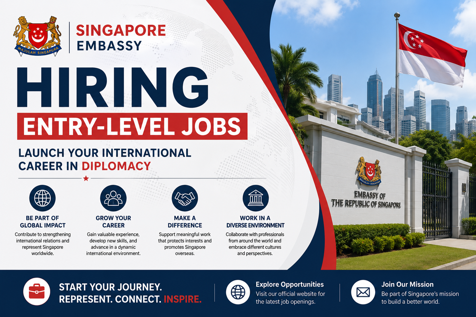 Singapore Embassy Hiring Entry-Level Jobs: Launch Your International ...