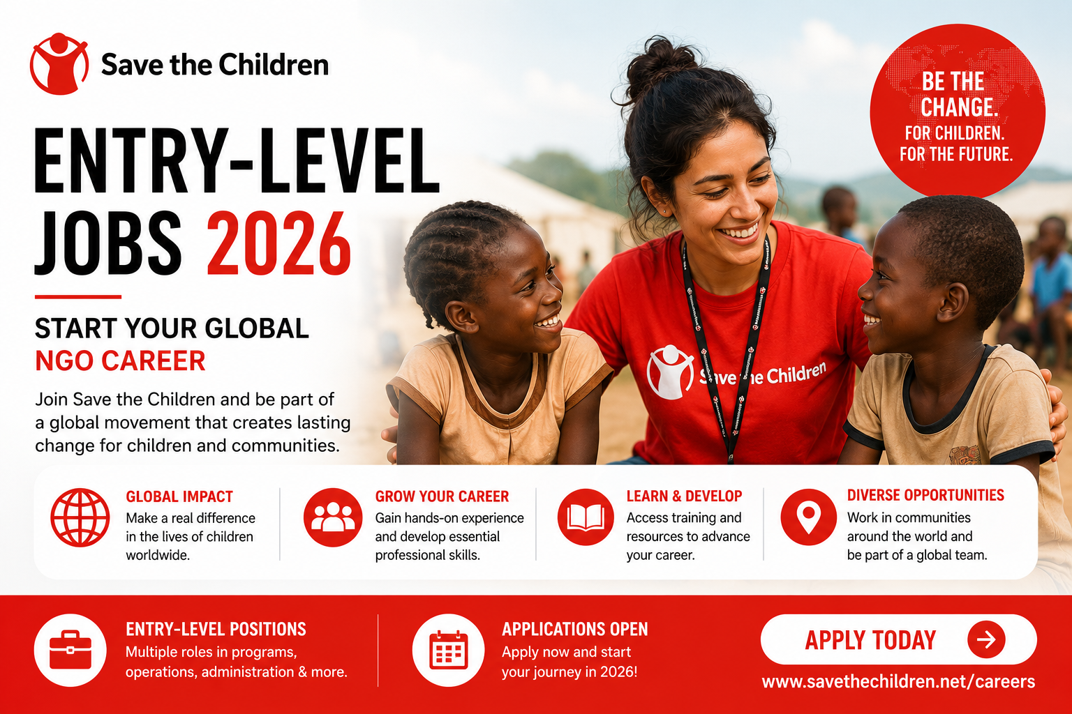 Save the Children Entry-Level Jobs 2026: Start Your Global NGO Career ...