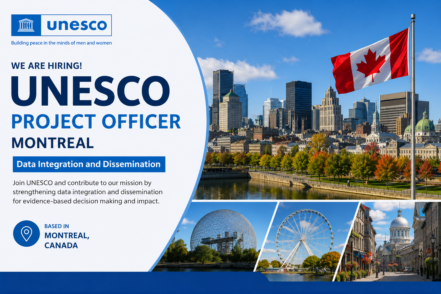 UNESCO Project Officer Montreal: Data Integration and Dissemination ...